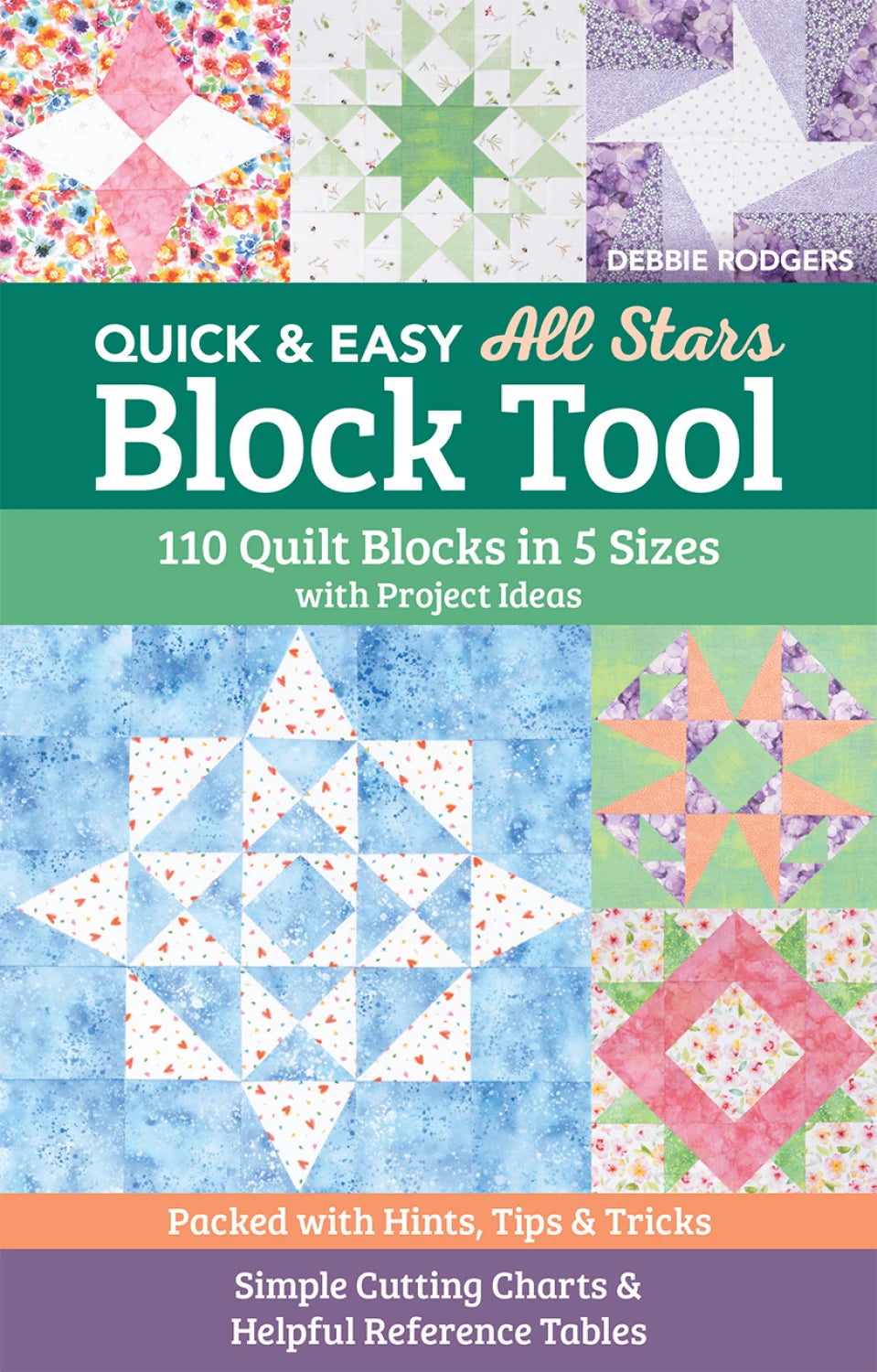 Quick & Easy All Stars Block Tool Book – The Quilted Cow