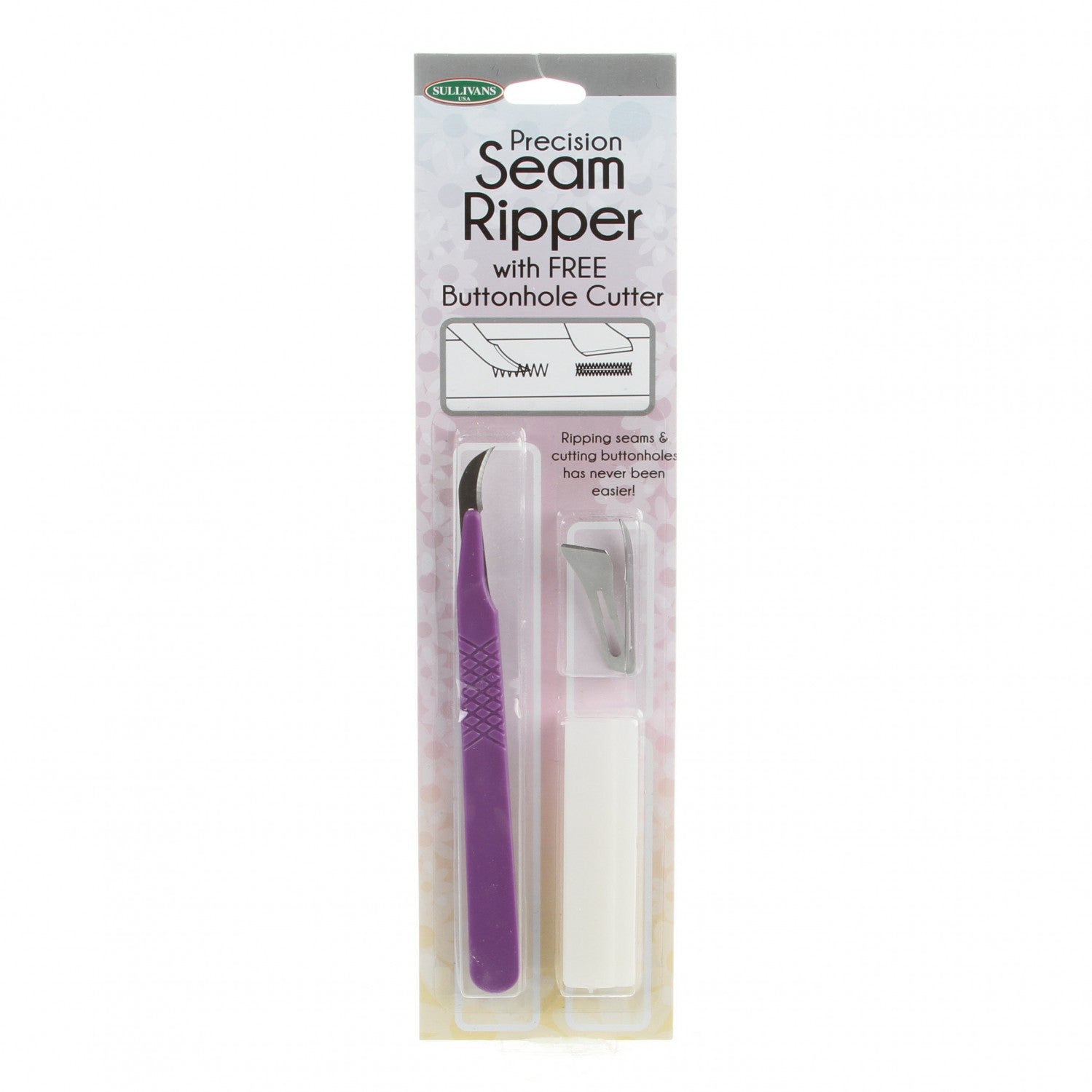Precision Seam Ripper w/Buttonhole Cutter – The Quilted Cow