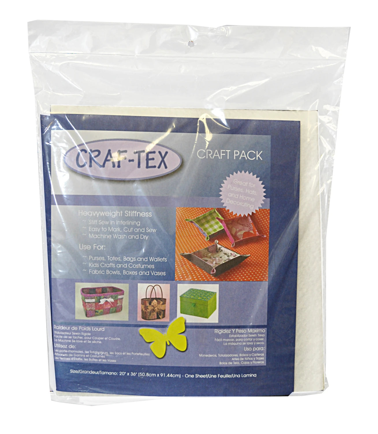 Craf-Tex Plus Stiff Non-Woven Giant Poppins Bag Bottoms – The Quilted Cow