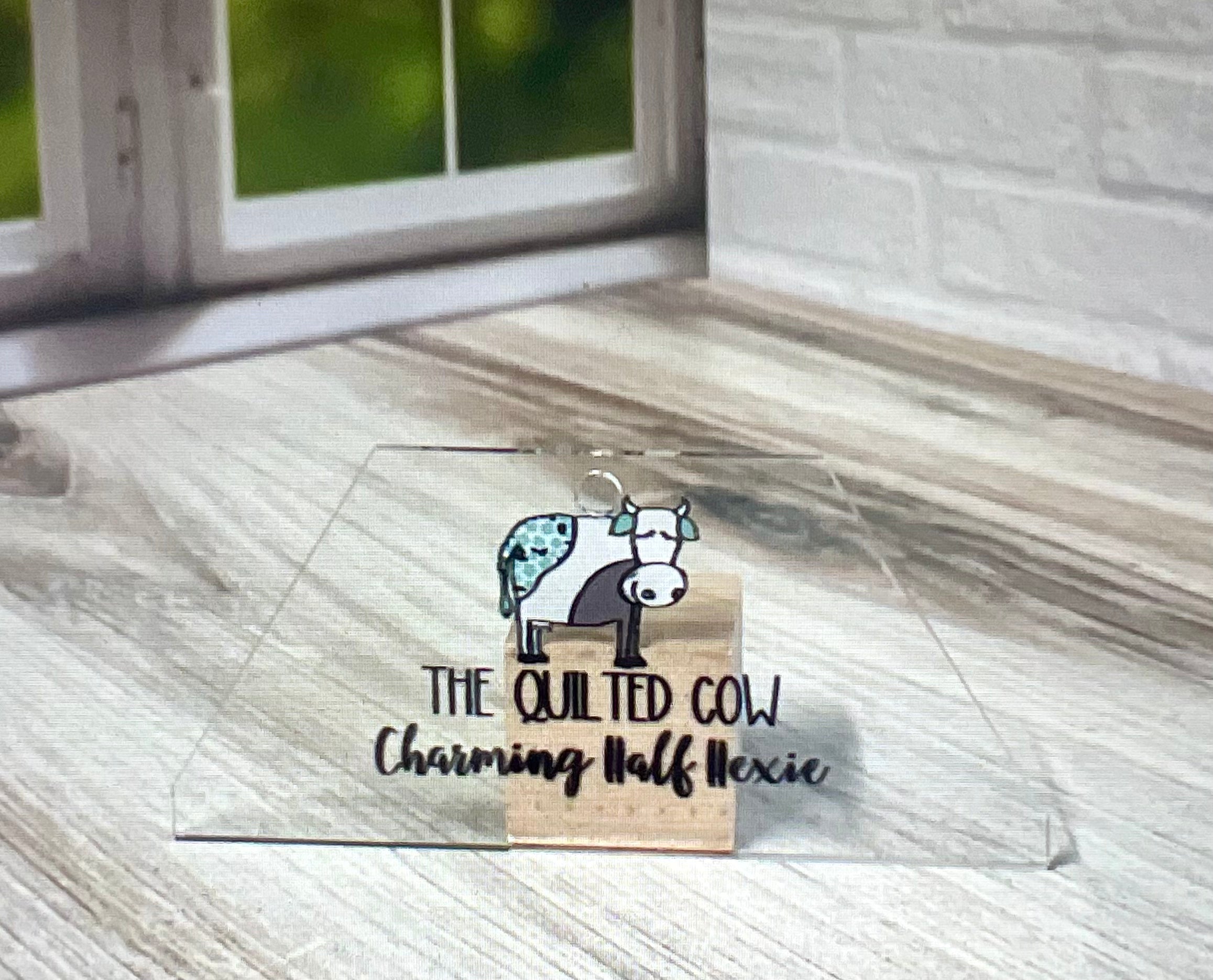 Quilted Cow-Charming Half Hexie Acrylic Template – The Quilted Cow