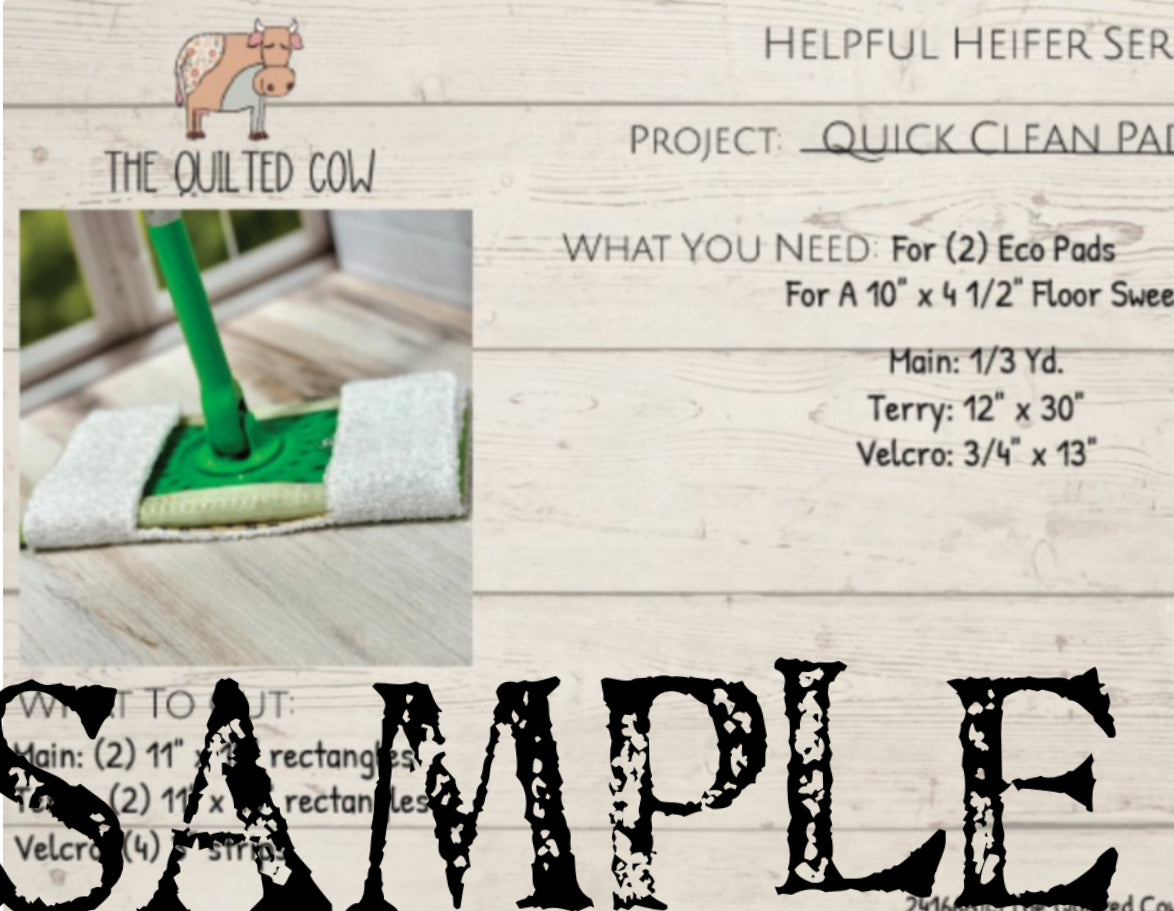 Helpful Heifer Quick Clean Pads – The Quilted Cow