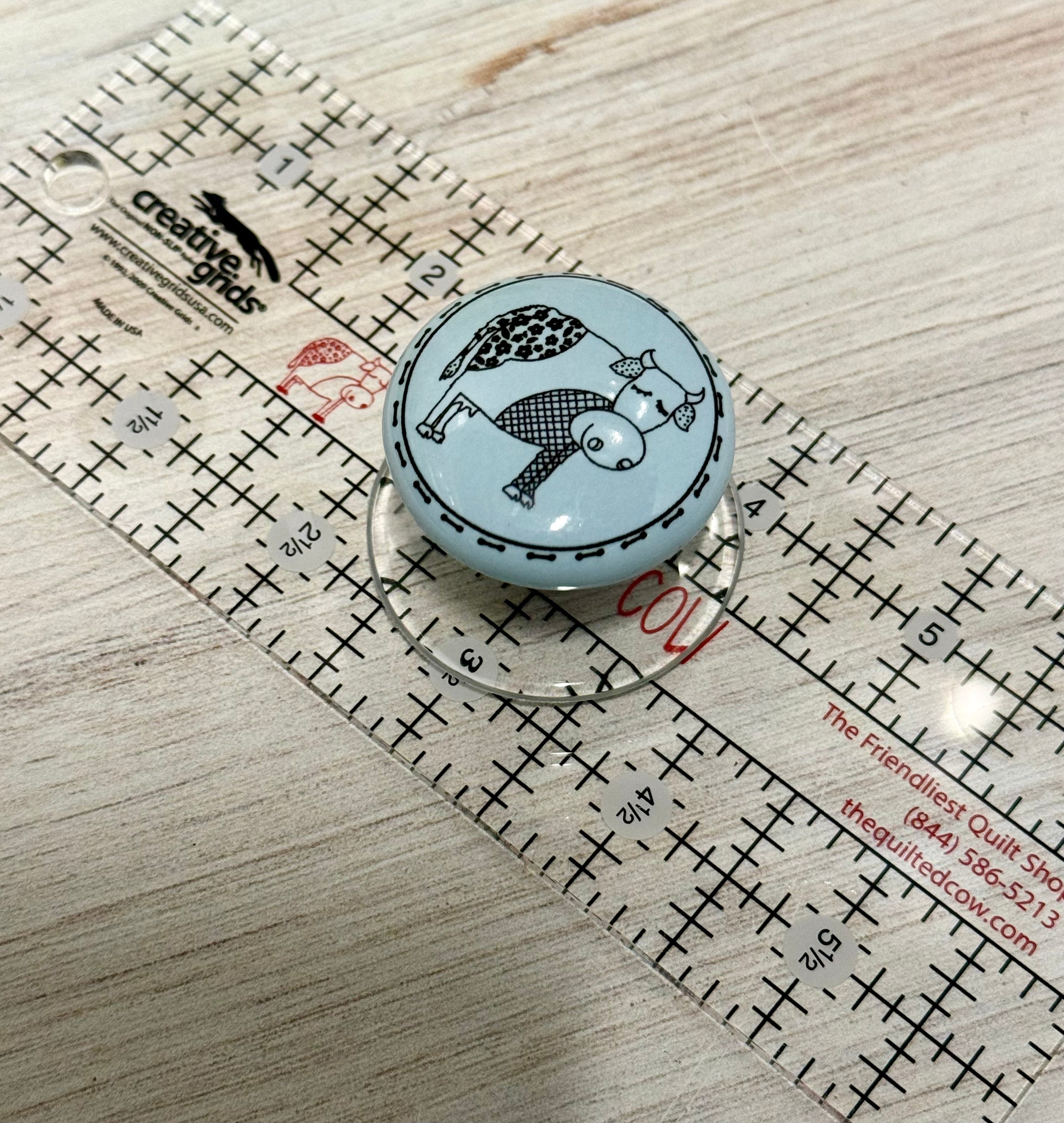 Quilted Cow-Ruler Holder – The Quilted Cow