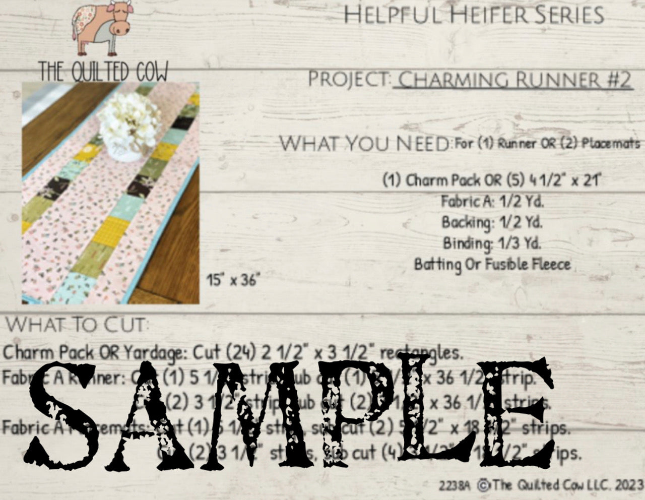 Helpful Heifer Charming Runner #2 – The Quilted Cow