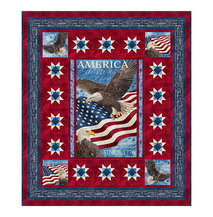 Glorious & Free Quilt – The Quilted Cow