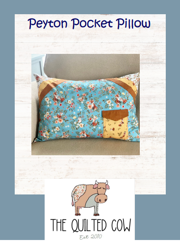 Peyton Pocket Pillow – The Quilted Cow