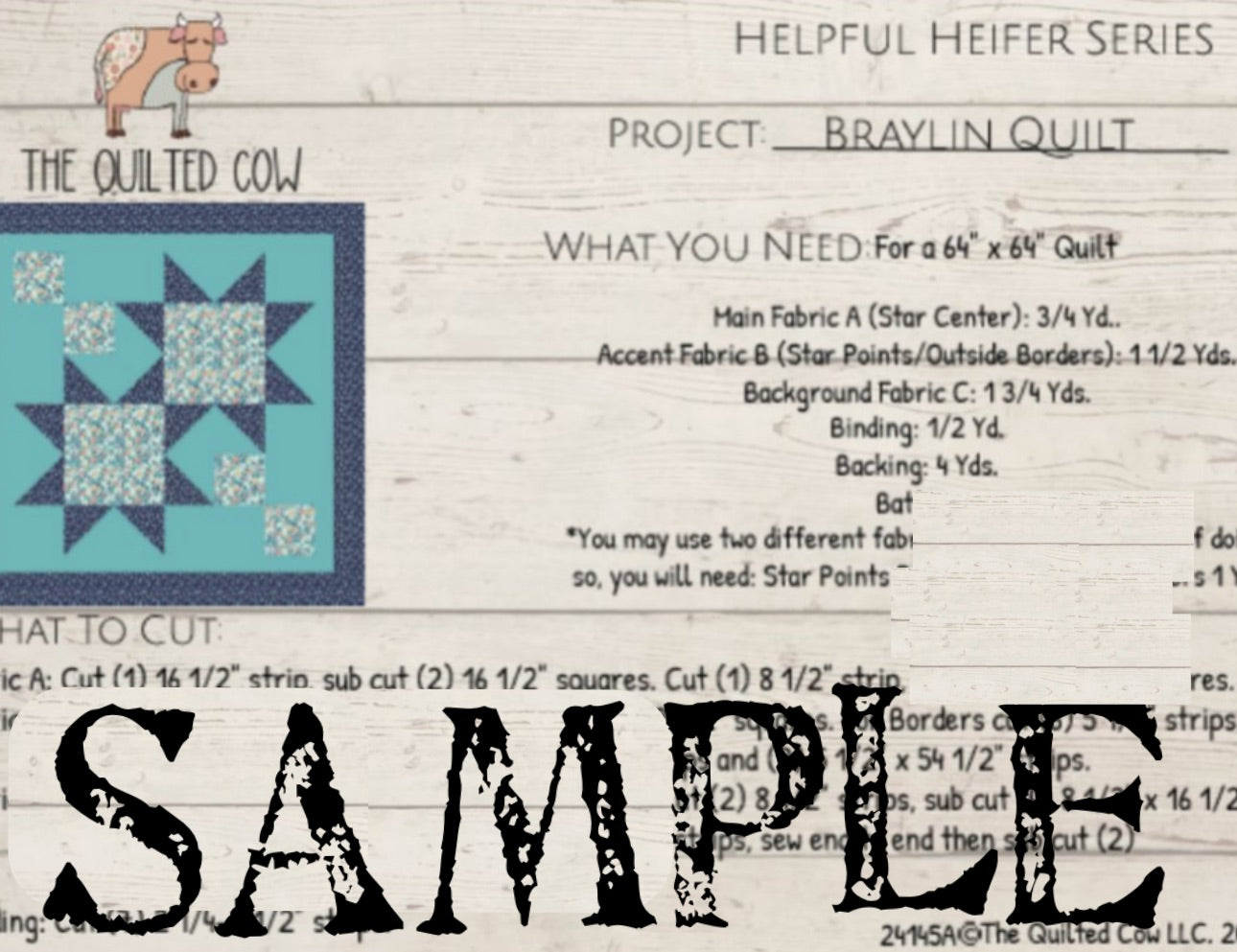 Helpful Heifer Braylin Quilt – The Quilted Cow