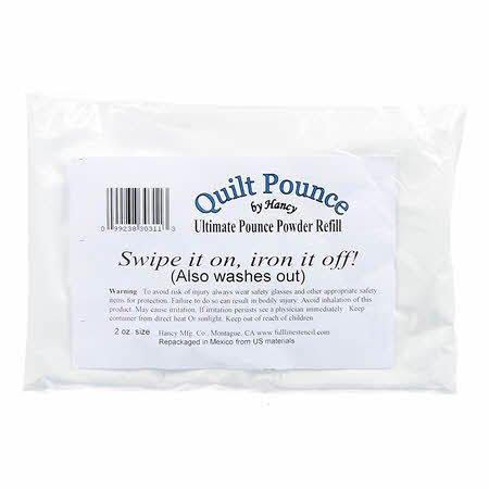 Pounce Chalk Powder Refill - White – The Quilted Cow